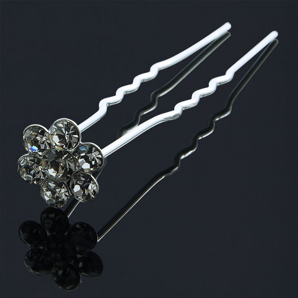 Hårnål strassblomma 5-pack - Athelinda